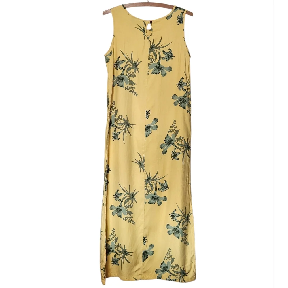 Reef Island | Dresses | Vintage Reef Island 0 Silk Yellow And Green ...